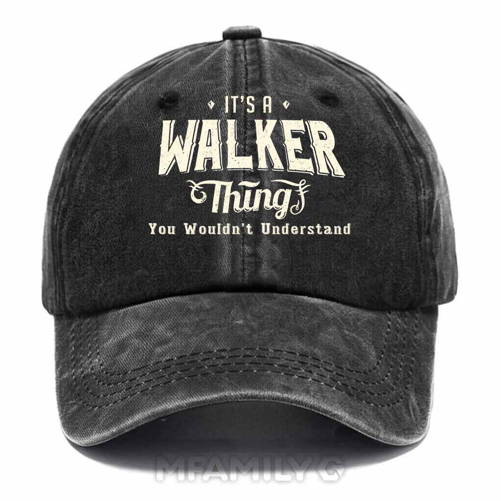 Walker Thing Washed Baseball Cap | Fun Family Pride Hat – MFamilyHub LTD